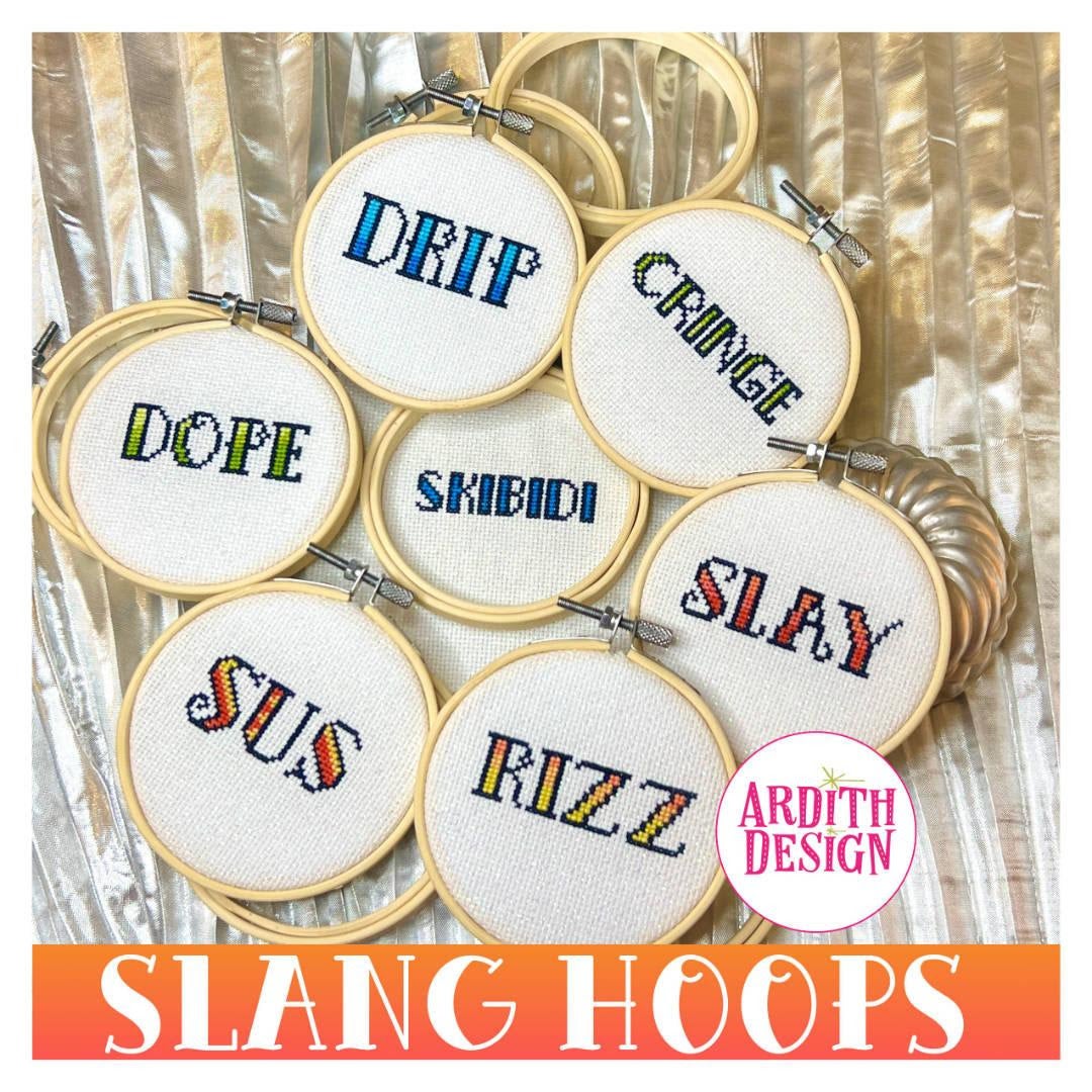 PRE-ORDER: Slang Hoops by Ardith Design | Floss & Flame