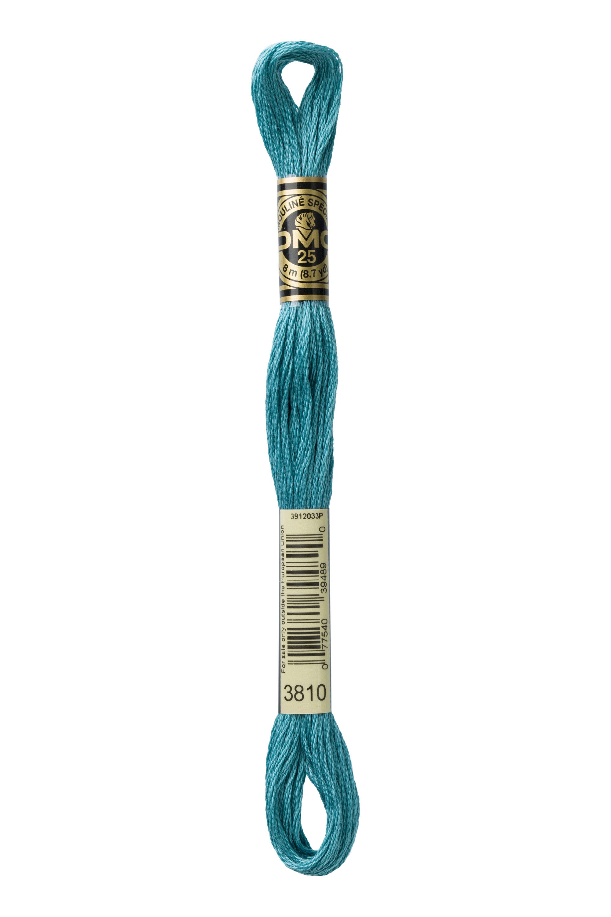 DMC 3810 - Turquoise - Dark (Persian Blue) | Floss & Flame